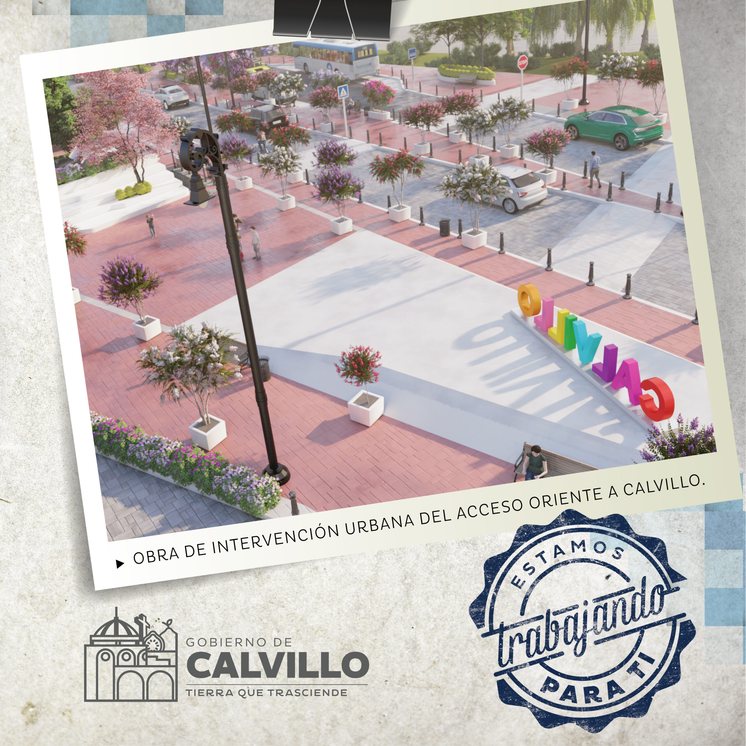 «CASI LISTA LA NUEVA CARA DE CALVILLO PARA SUS VISITANTES»