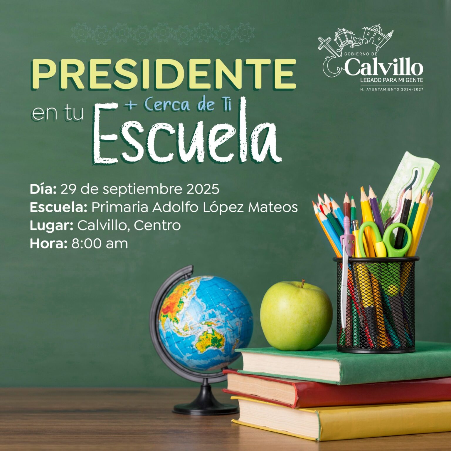 “PRESIDENTE EN TU ESCUELA LLEGA A LA PRIMARIA ADOLFO LÓPEZ MATEOS CON ...