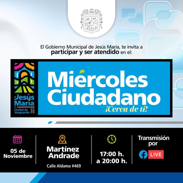 “MIÉRCOLES CIUDADANO LLEGA A MARTÍNEZ ANDRADE PARA ESCUCHAR, ATENDER Y ...
